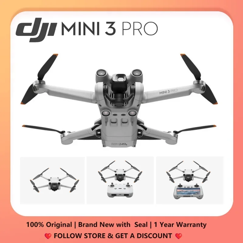 Original-DJI-Mini-3-Pro-Camera-Drone-249g-34-min-Max-Flight-Time-4K ...