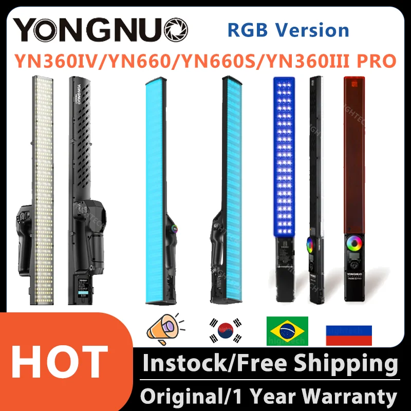 Yongnuo-Barra-de-luz-LED-RGB-con-modo-de-efectos-especiales-de-alto-CRI ...