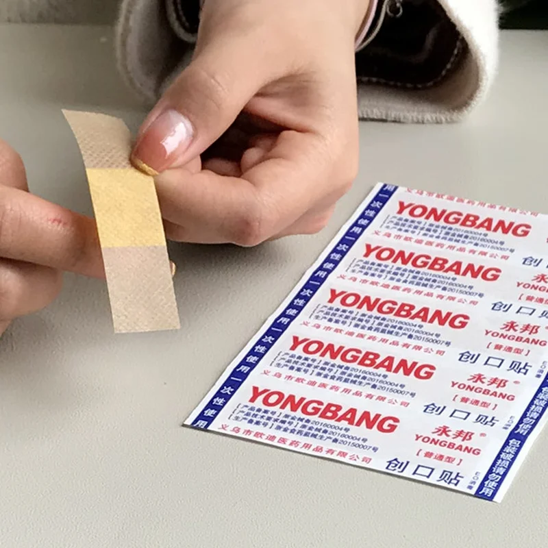 50pcs-Waterproof-Bandaid-Wound-Adhesive-Paster-Medical-Anti-Bacteria ...