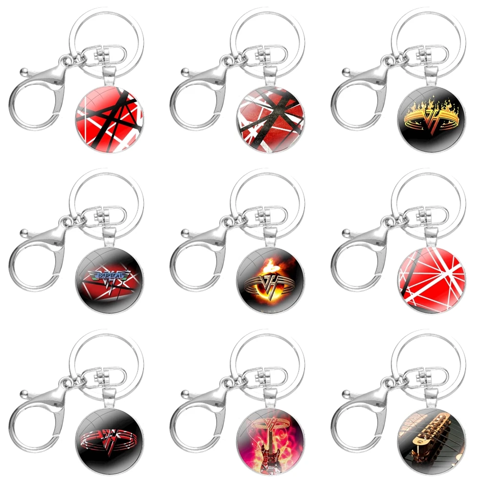 Funny-Gift-Keychains-Handmade-Glass-Cabochon-Alloys-Key-Rings-Pendants ...