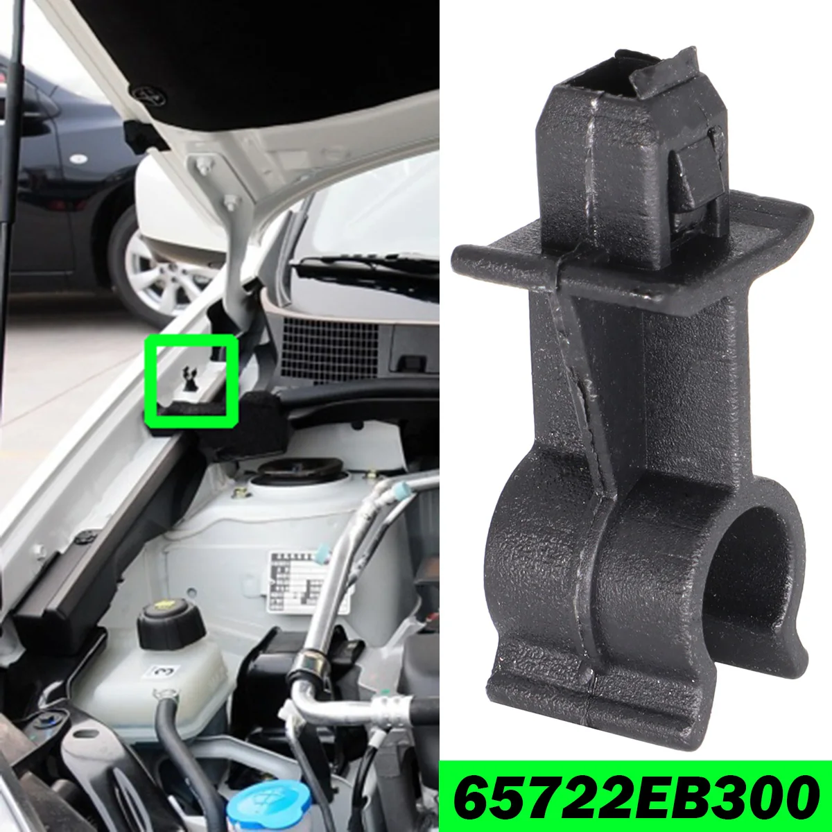 Black Retainer For Nissan Qashqai Dualis J10 Navara D40 Pathfinder R51 ...