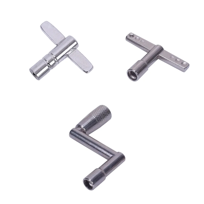 Drum-Tuning-Key-Adjust-Silver-Wrench-T-shaped-Z-shaped-Standard-Drum ...