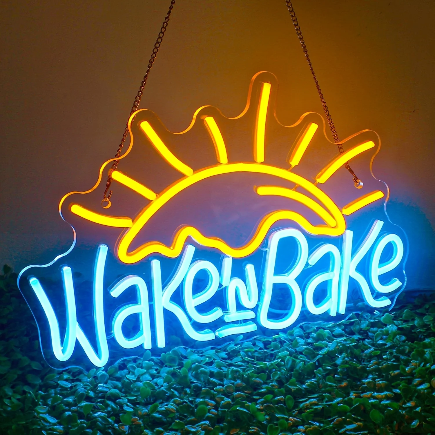 Wake-In-Bake-Neon-Sign-Coffee-Bar-Neon-Signs-For-Wall-Decor-Dimmable ...