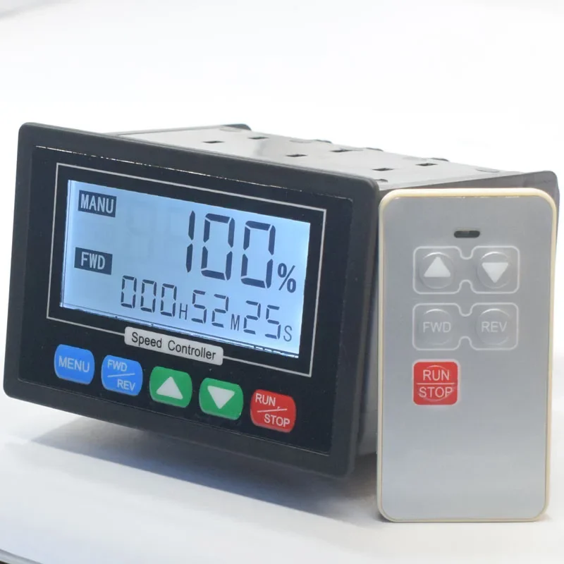 LCD Smart Digital Display 0~100% adjustable 50A PWM DC Motor Speed ...