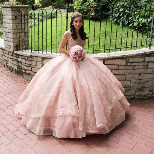 White Sparkly Quinceanera Dresses 2022