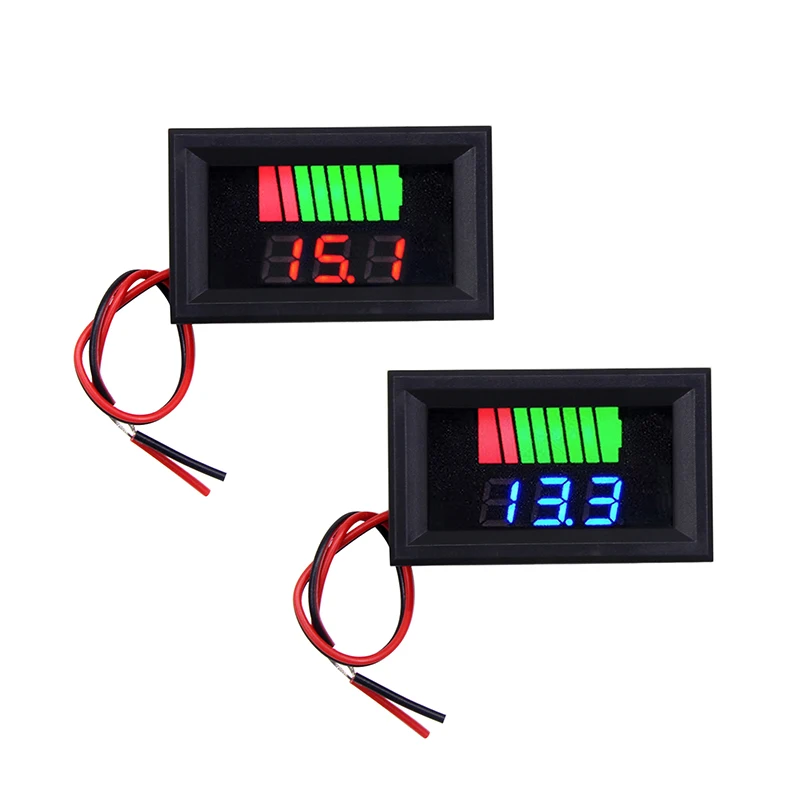 Car Battery Charge Level Waterproof Indicator 12V-72V 84V Lithium ...