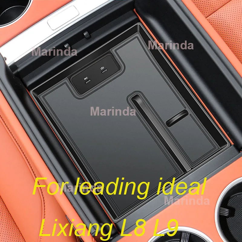 for LEADING IDEAL LiXiang L8 L9 Car Central Console Storage Armrest Box ...