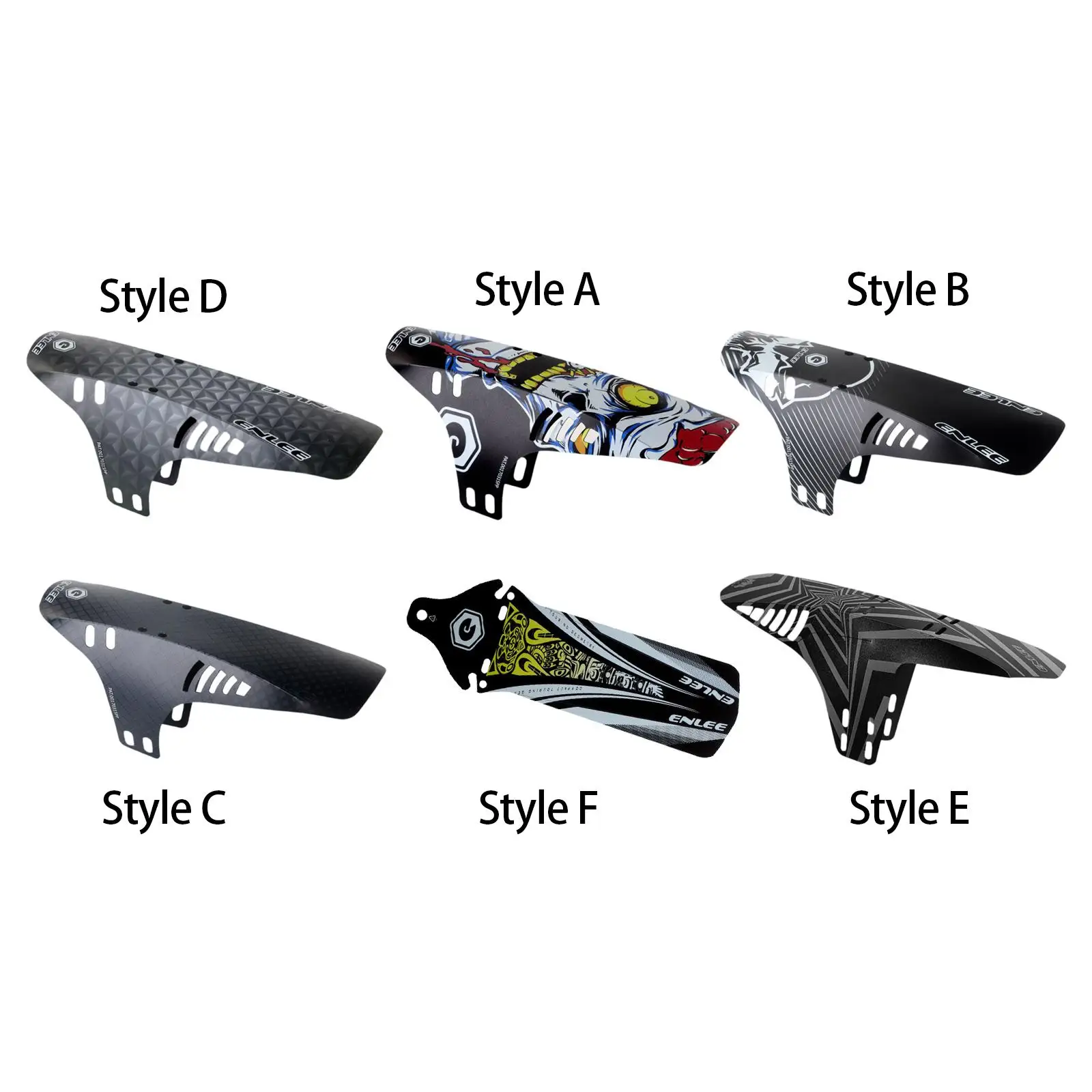 Mountain-Bike-Fender-Front-Rear-Mud-Guard-Replacement-Wheel-Protector ...