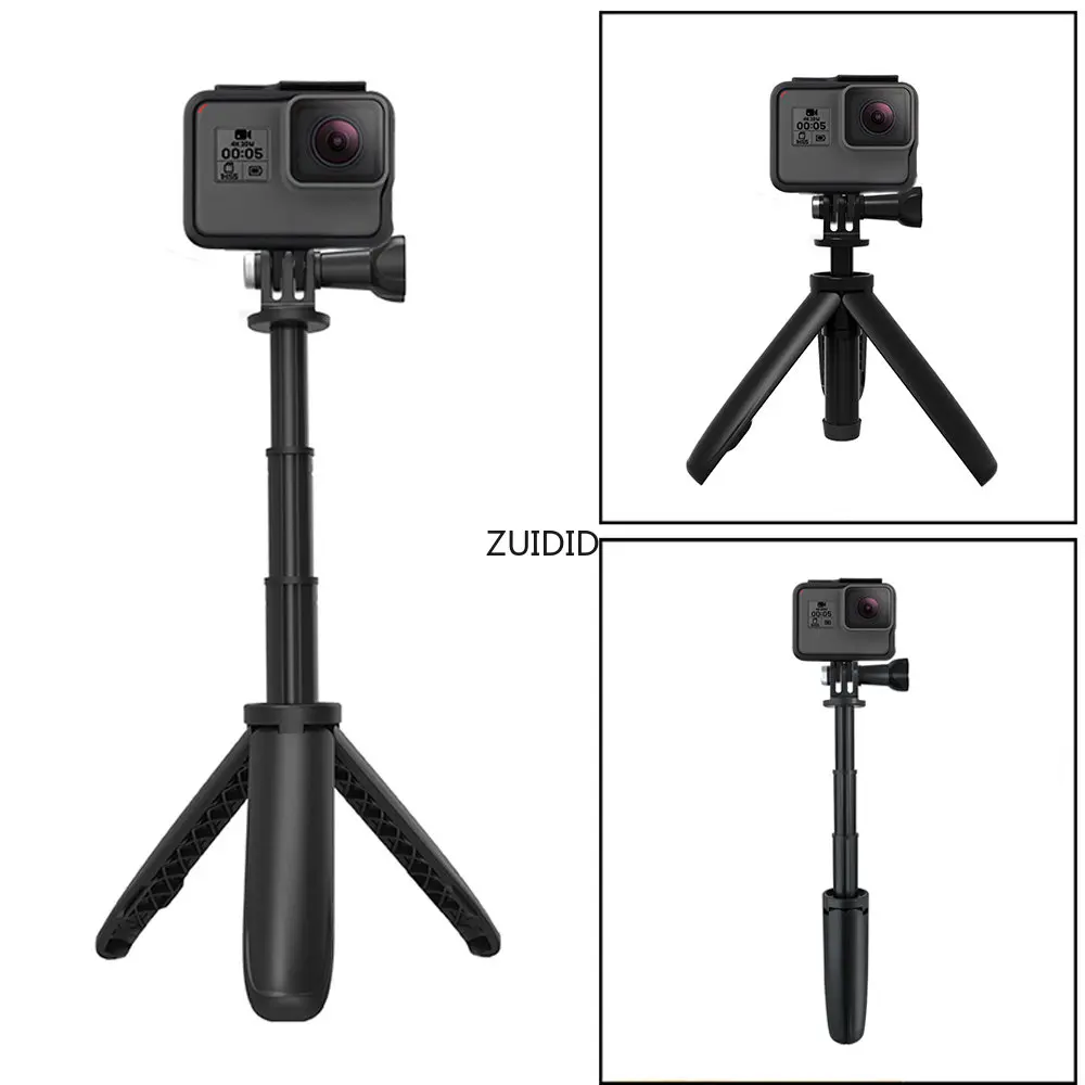 Extendable Handheld Selfie Stick Mini Tripod Portable Monopod for Go ...