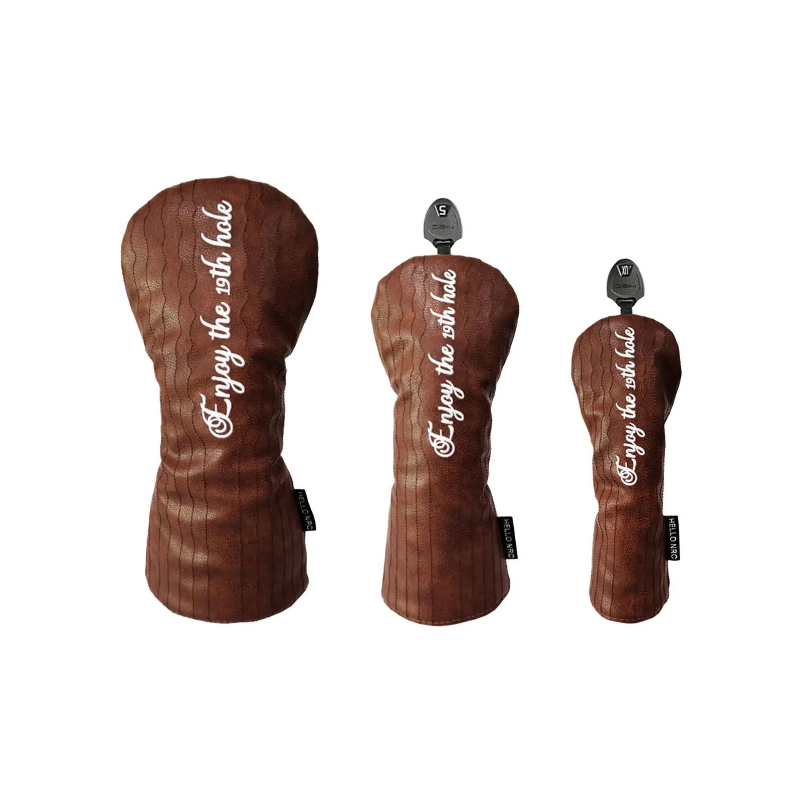 Golf-Club-Head-Cover-PU-Leather-Waterproof-Creative-Golf-Club-Head ...