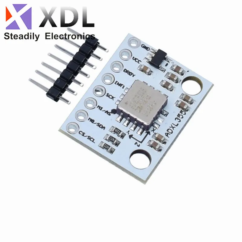 O módulo triaxial do sensor do acelerômetro adxl355 é um sensor de ...