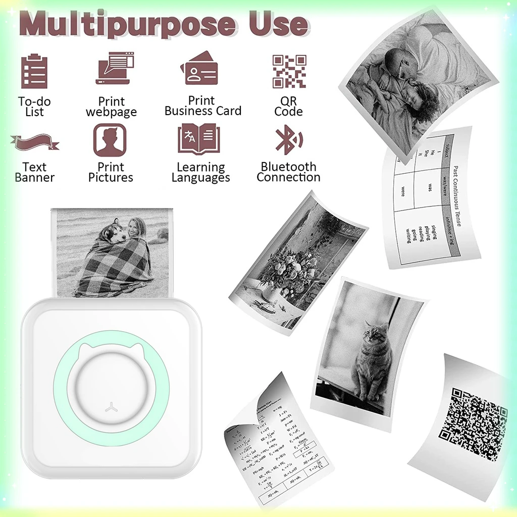 Cute-Portable-Printer-Mini-Thermal-Lable-Printing-Pocket-Photo-Maker ...