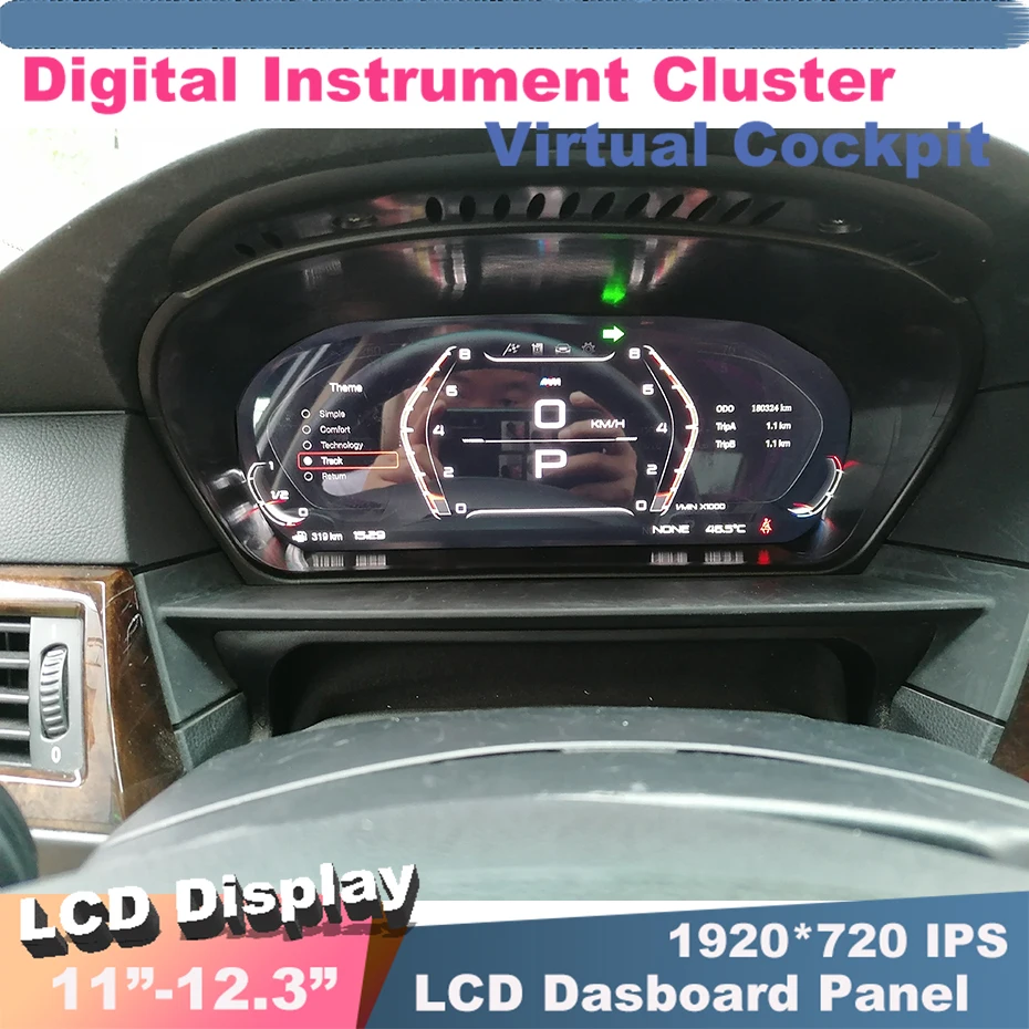 12-3-Inch-Digital-LCD-Instrument-Cluster-Virtual-Cockpit-For-BMW-E60 ...