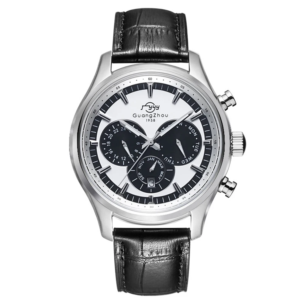 1963 Panda Pilot Automatische Uhr Männer Guangzhou Mechanische ...