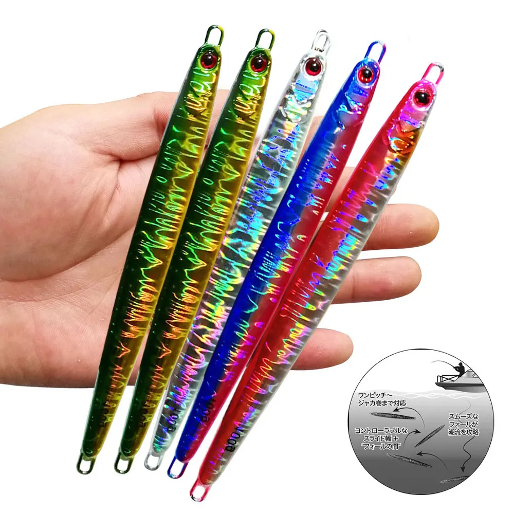 AS-Fast-Jig-Vertical-Speed-Sinking-60g80g100g-Pesca-Shore-Cast-Spoon ...