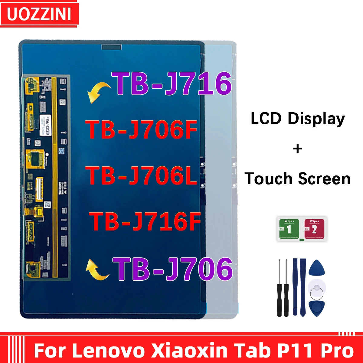 Original-LCD-For-Lenovo-Tab-P11-Pro-TB-J706-J706F-J716-J716F-Display ...