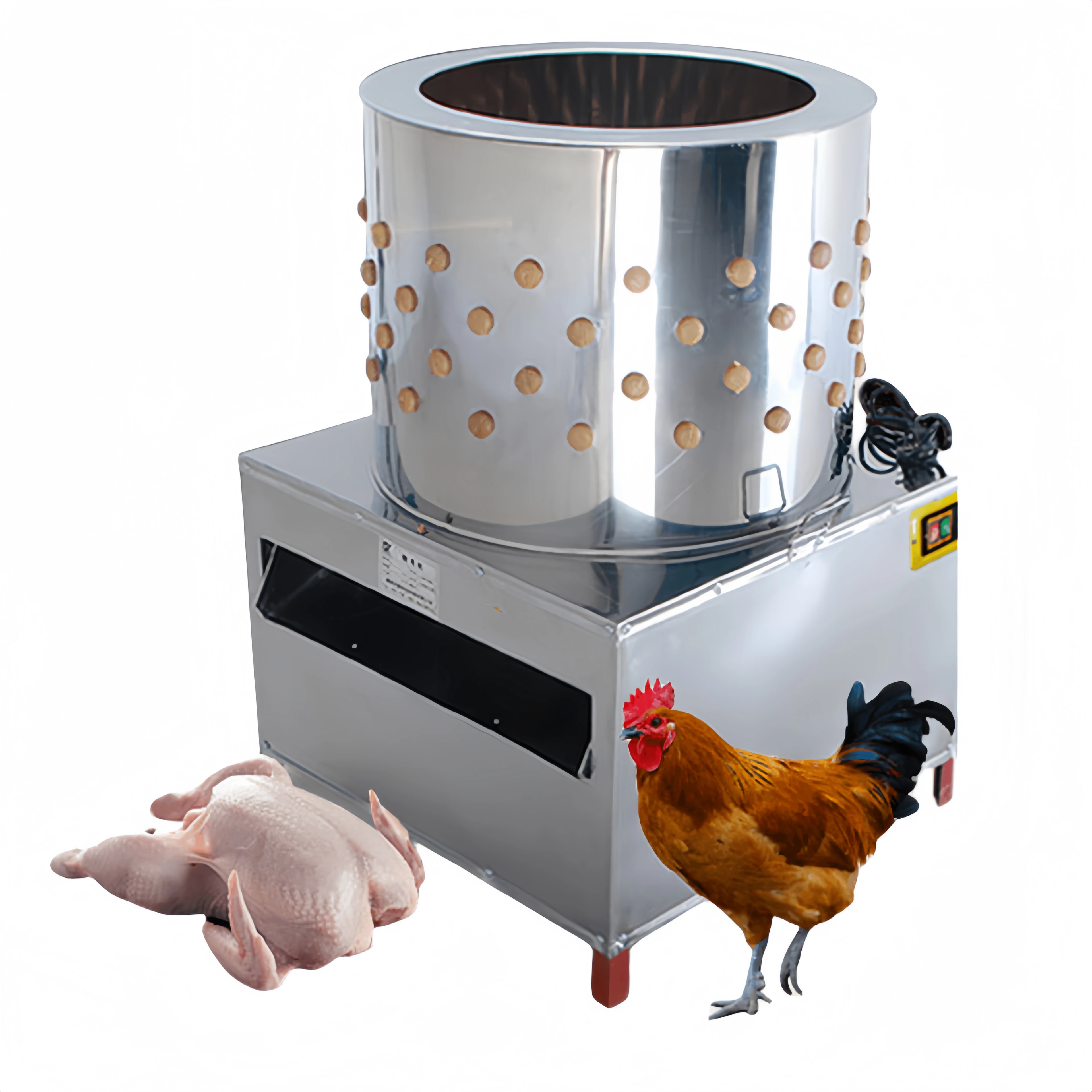 High-quality-poultry-chicken-plucker-plucker-feather-plucking-machine ...