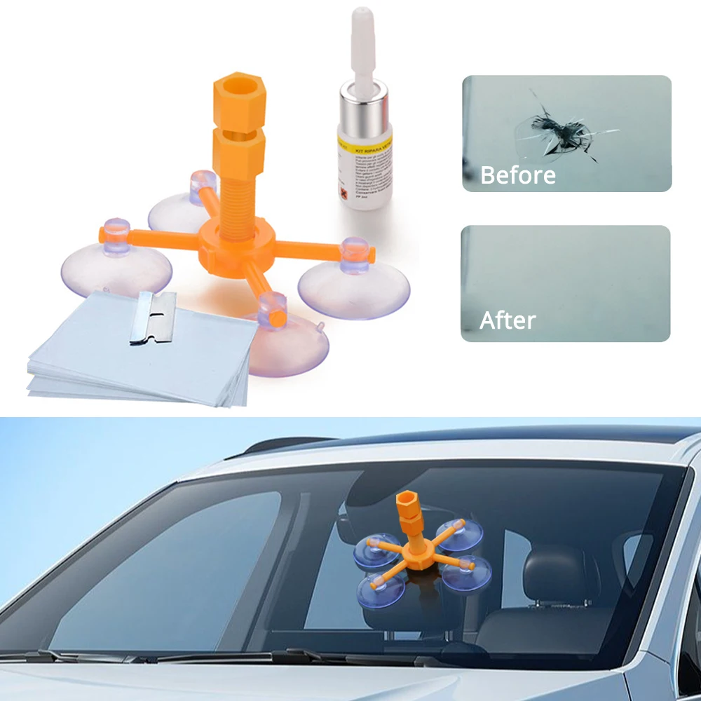 1Pcs-Windshield-Repair-Kit-Quick-Fix-Cracked-Glass-Windscreen-Tool ...