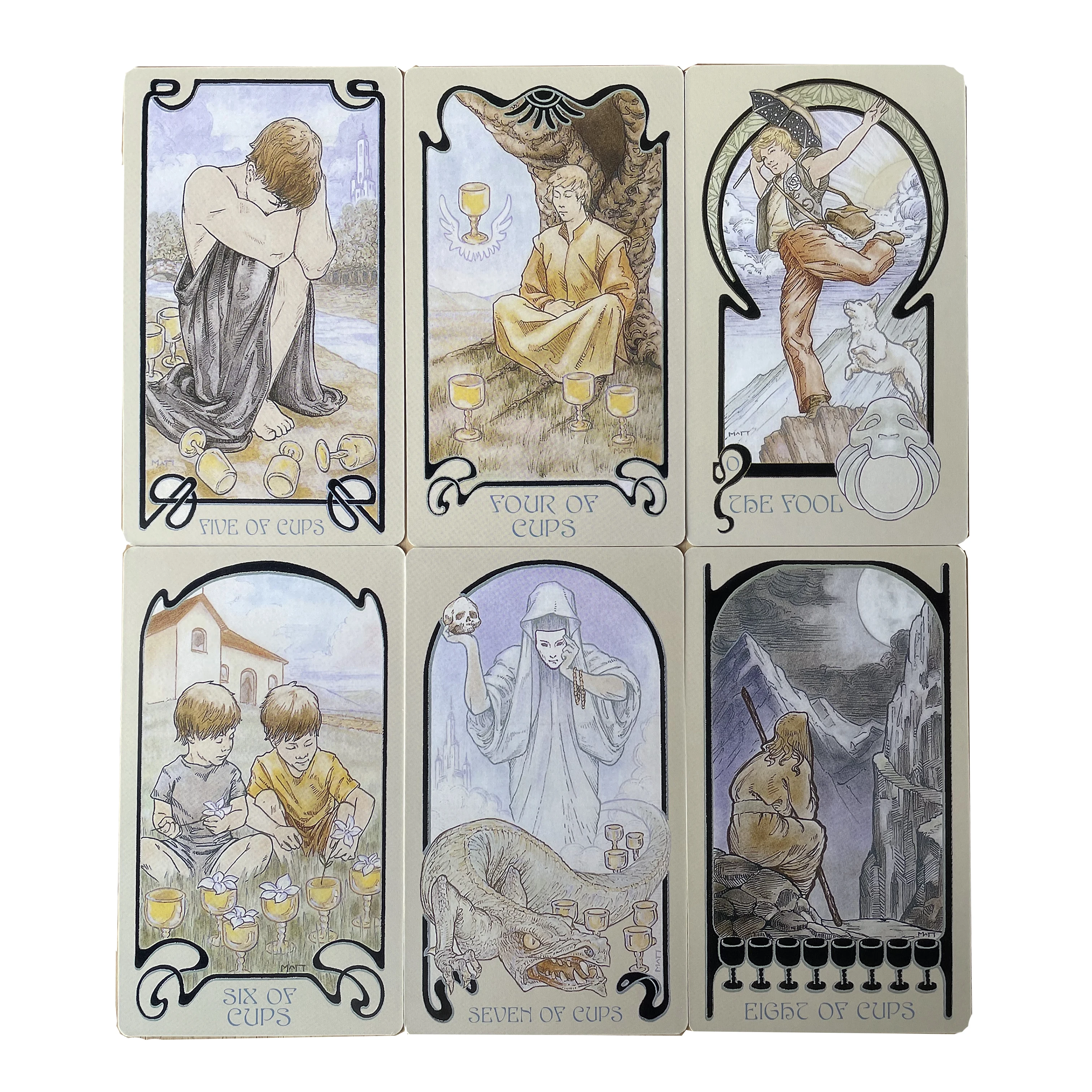 Ethe-real-tarot-deck-with-guidebook-for-beginners-Unique-tarot-deck ...