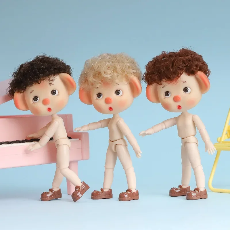 Fashion-Cute-14cm-OB11-Doll-CGS-Mini-Doll-1-8-Bjd-Dolls-Kids-Girl-Doll ...