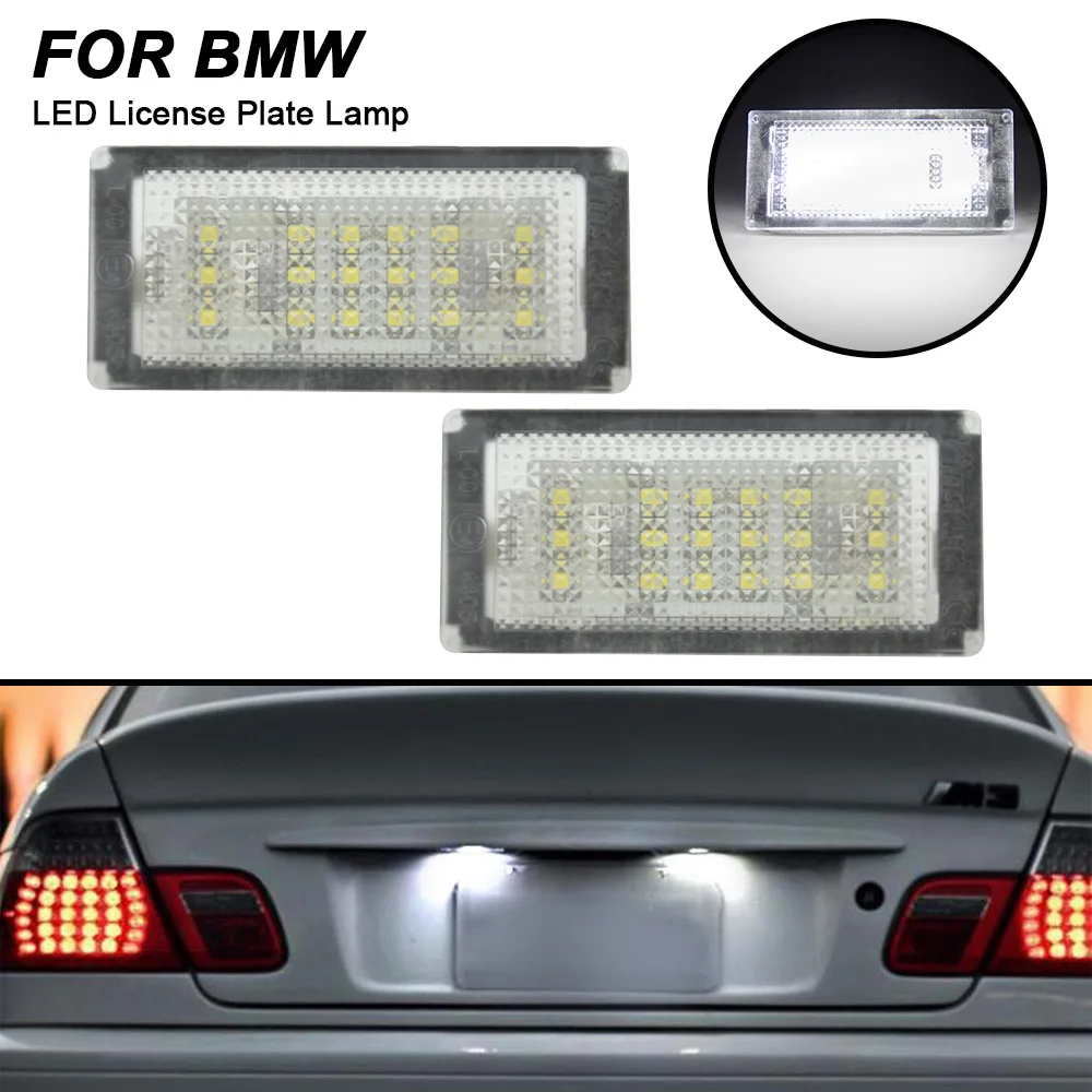 Led-leuchten Für BMW E46 M3 1998-2006 Lizenz Platte Lampen Fehlerfrei ...