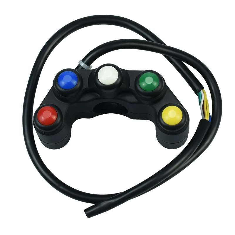 Universal-5-Button-Motorcycle-Switches-7-8Inch-22Mm-Handlebar-For-Horn ...