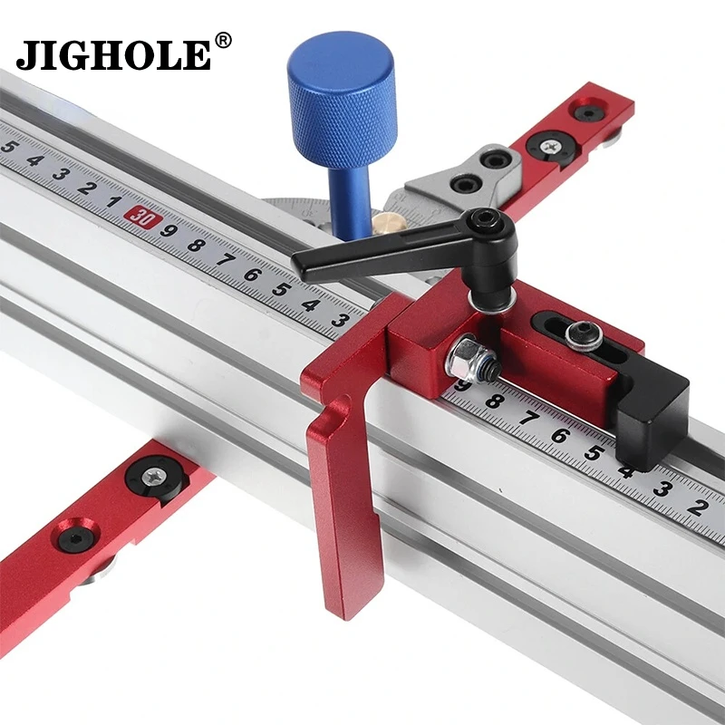 Table-Saw-Precision-Miter-Gauge-System-Aluminum-Miter-Track-Fence-for ...