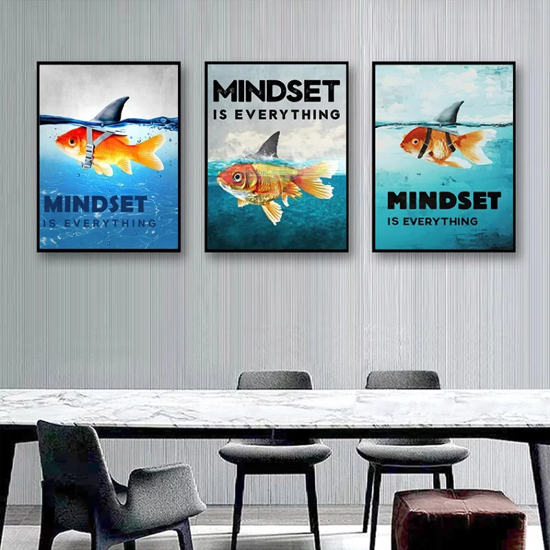 Home-Decor-Mindset-Is-Everything-Shark-Fish-Pictures-Motivational ...