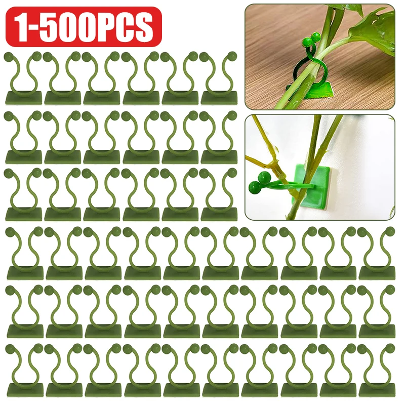 10-500Pcs-Plant-Climbing-Fixture-Clips-Plant-Vine-Climbing-Wall-Fixer ...