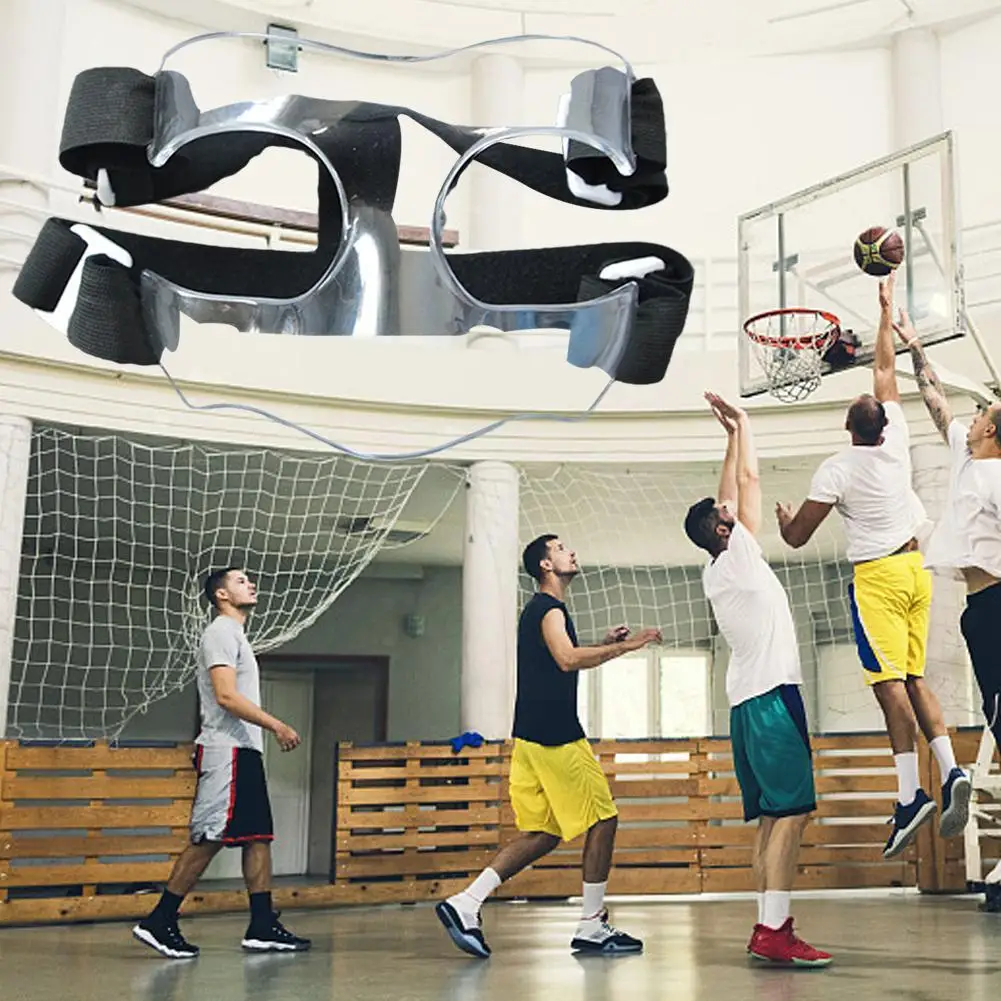 A Football Helmet With A Basketball Player