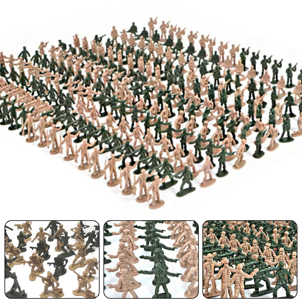 100Pcs-4cm-DIY-Simulation-Plastic-Soldiers-Figurine-Figures-Model-Mini ...