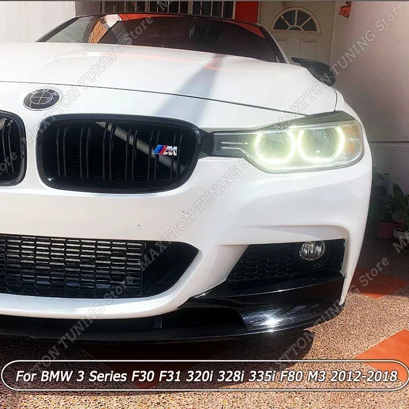 New-Front-Headlight-Eyebrow-Eyelid-Lid-Trim-Lamp-Cover-Sticker-For-BMW ...