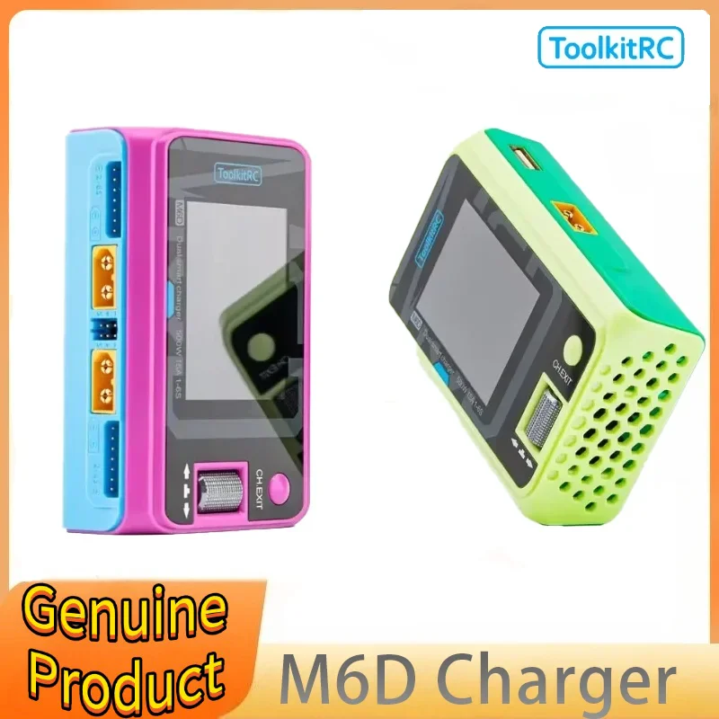 ToolkitRC M6D 500W 15A DC Dual Channel MINI Smart Charger Discharger ...