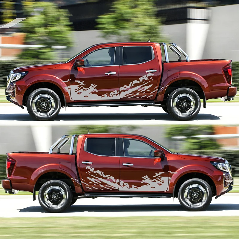 2PCS-4x4-cross-country-flight-plasma-splash-graphics-car-sticker-For ...