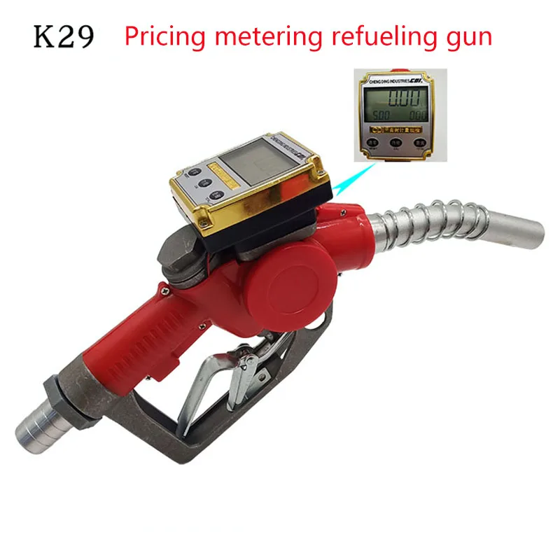 K28/K29 Digital Flow Meter Fuel Nozzle Diesel Kerosene Gasoline Fuel ...