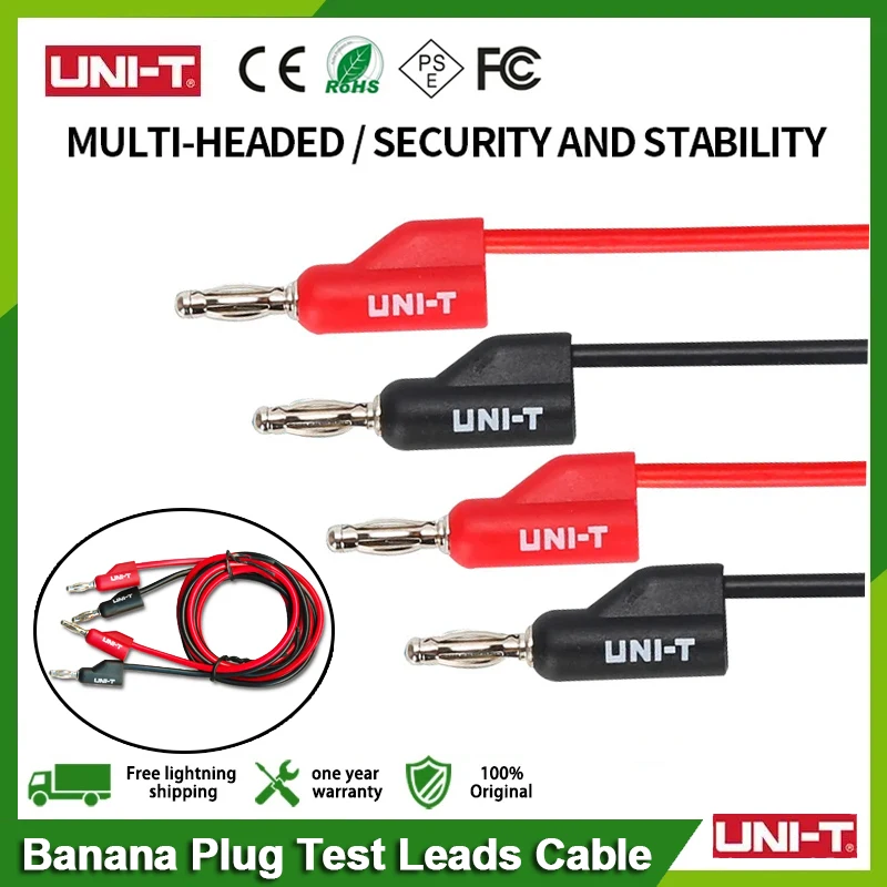UNI-T Multimeter Probe UT-L10 Dual Head Multifunctional Connectors ...