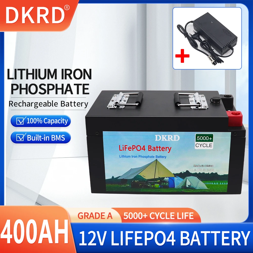 12V-LiFePO4-Battery-400Ah-300Ah-Built-in-BMS-Lithium-Iron-Phosphate ...