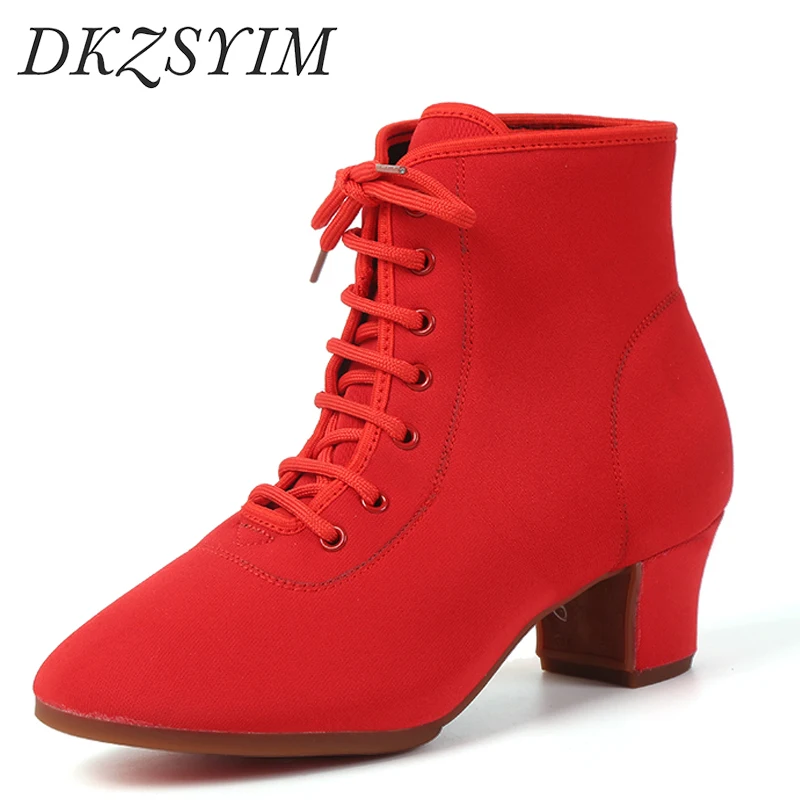 Dkzsyim New Women Ballroom Latin Dance Shoes Jazz Modern Dance Shoes ...
