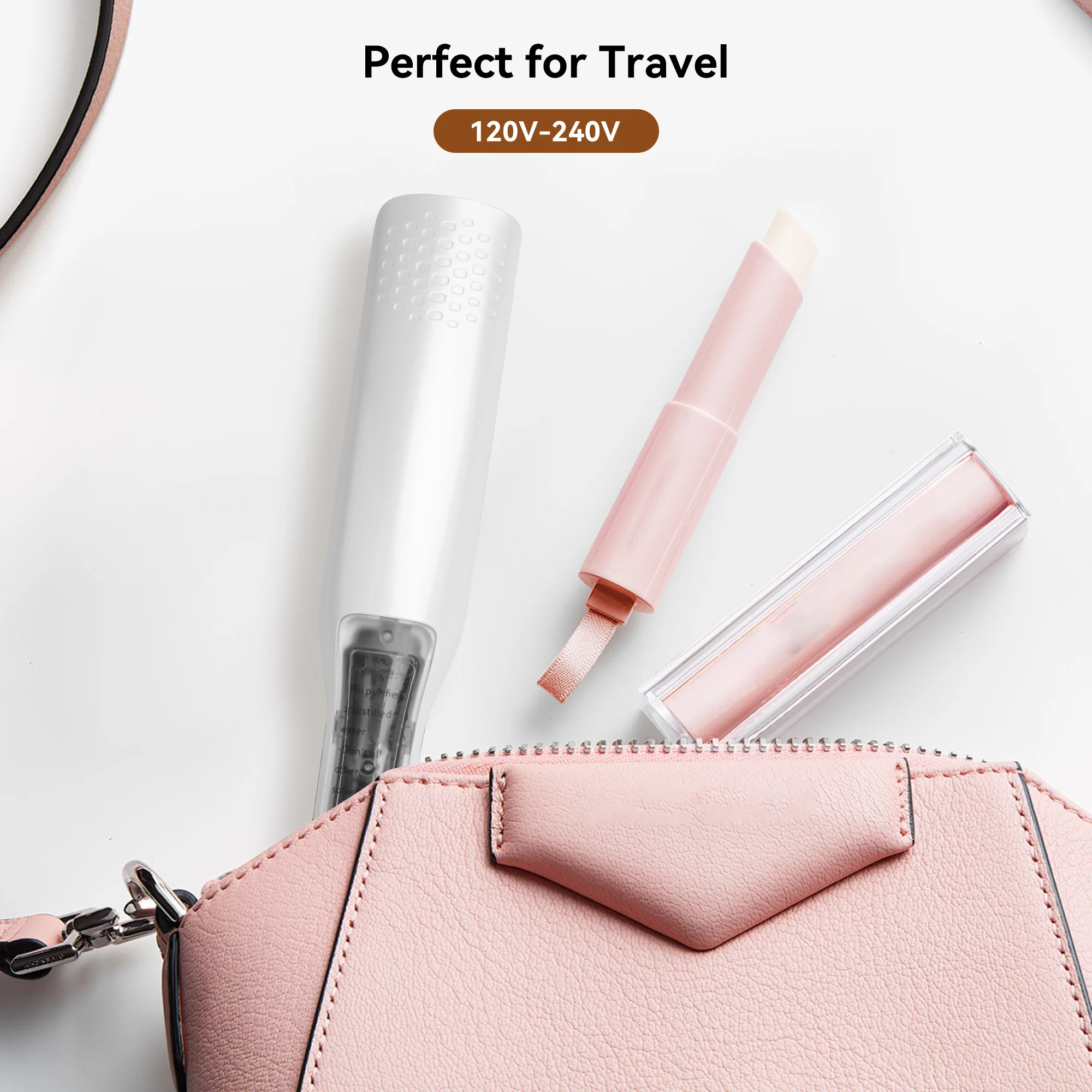 Steam Hair Straightener Professional Salon Nano Titanium Ceramic Steam Flat Iron Hair ...