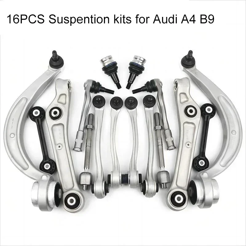 16PCS-Control-Arm-with-Ball-Joint-and-Bushing-Stabilizer-Link-Tie-Rod ...