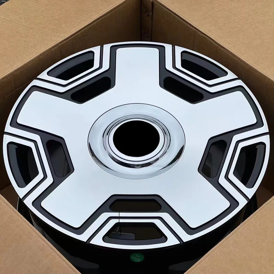 Good-Quality-21-22-23-24-5X112-CB-66-66-Polish-Silver-Alloy-Wheels-Car ...