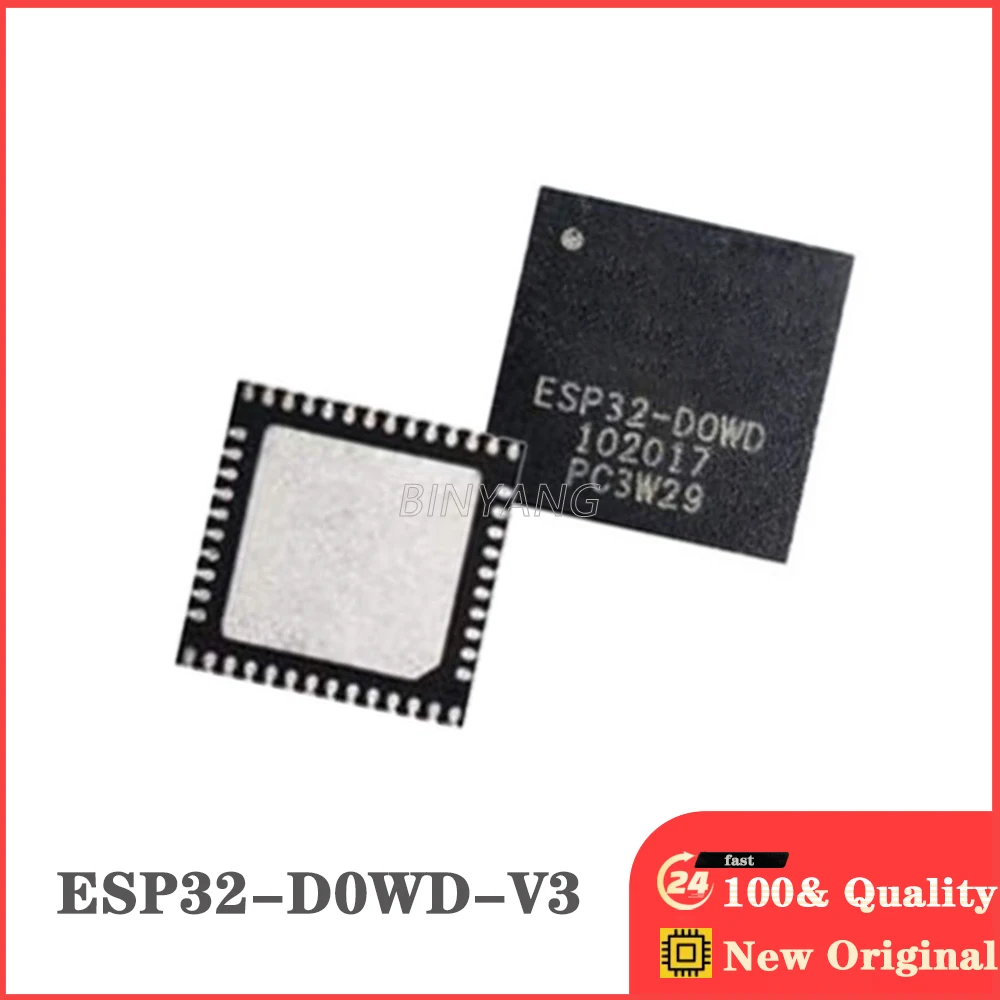 10piece-100-ESP32-D0WD-V3-ESP32-D0W-QFN-New-Original-Stock-IC ...