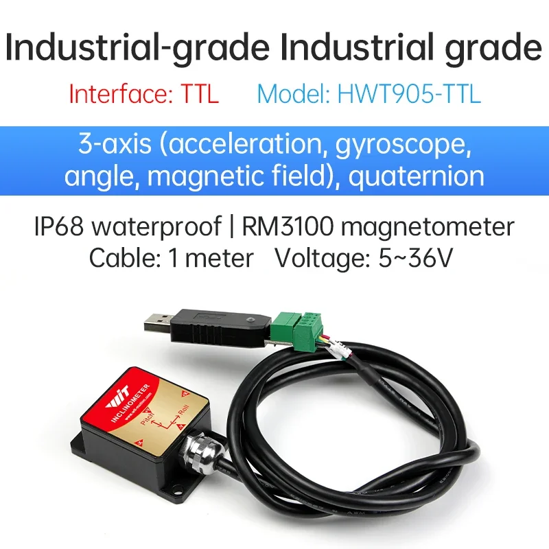WitMotion-HWT3100-Industrial-Grade-PNI-Magnetometer-Heading-Angle ...