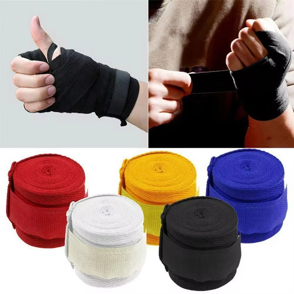 Boxing-Sports-Cotton-Strap-Bandage-Cover-Muay-Taekwondo-Hand-Glove-Wrap ...