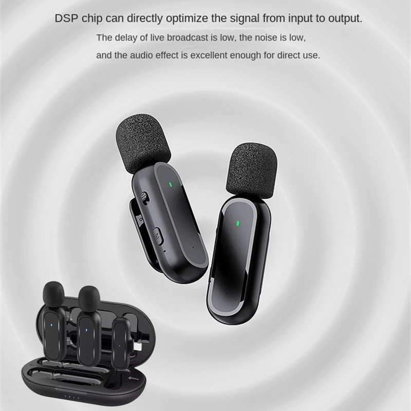 Wireless-Lavalier-Microphone-Compact-Portable-Lapel-Mic-With-Dual ...