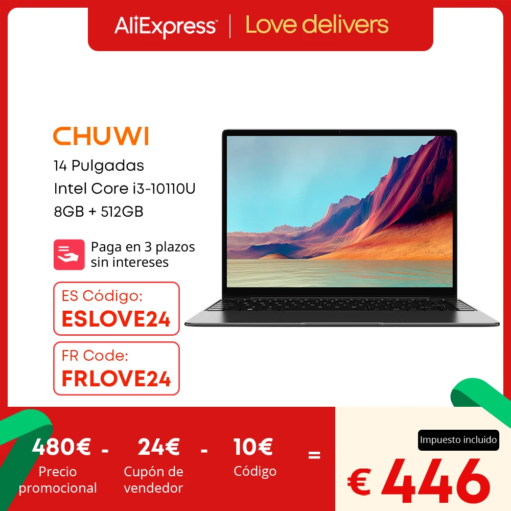 CHUWI-ordenador-port-til-para-videojuegos-CoreBook-X-pantalla-2K-de-14 ...