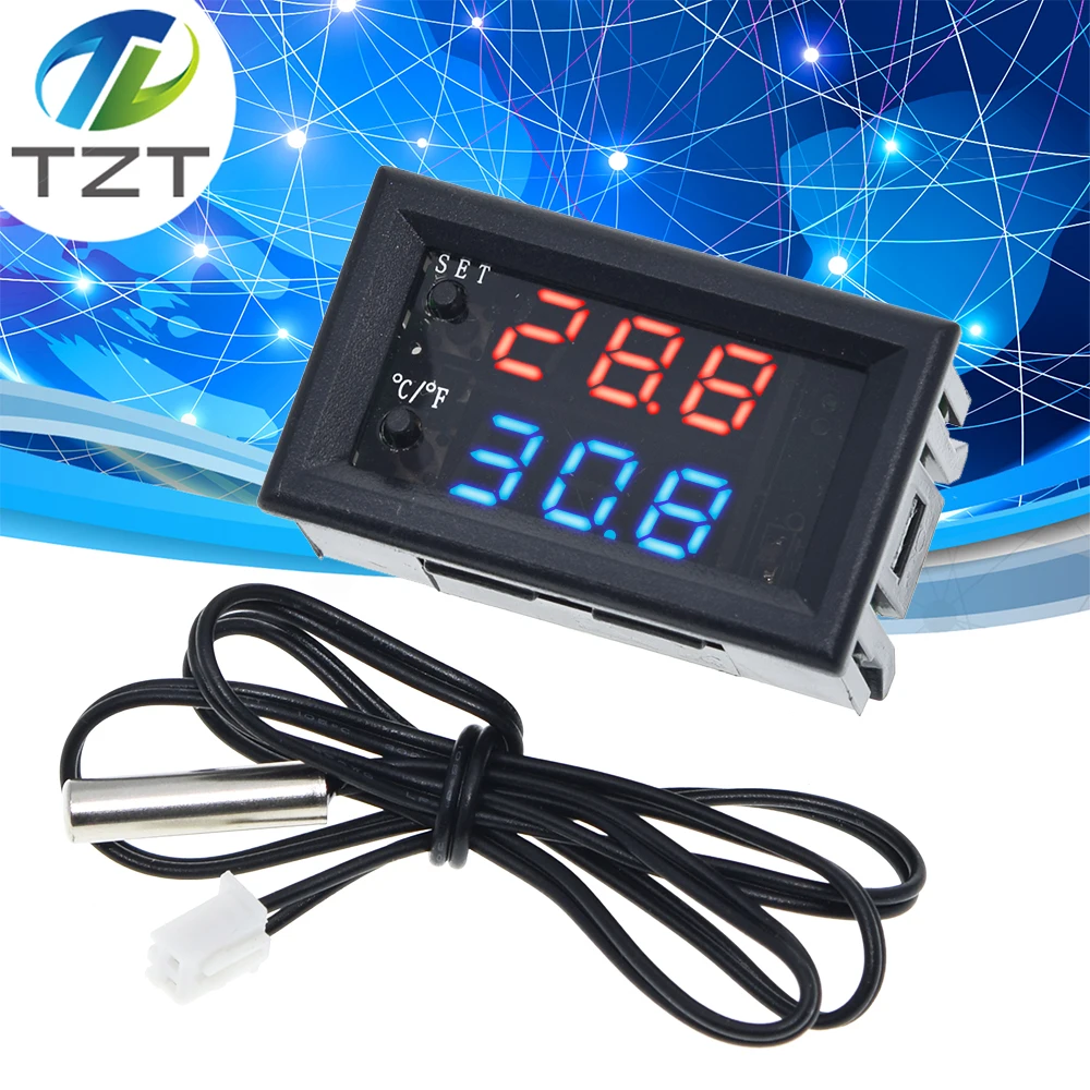 W1209WK-Digital-LED-Thermostat-Temperature-Controller-Smart-Temp-Sensor ...