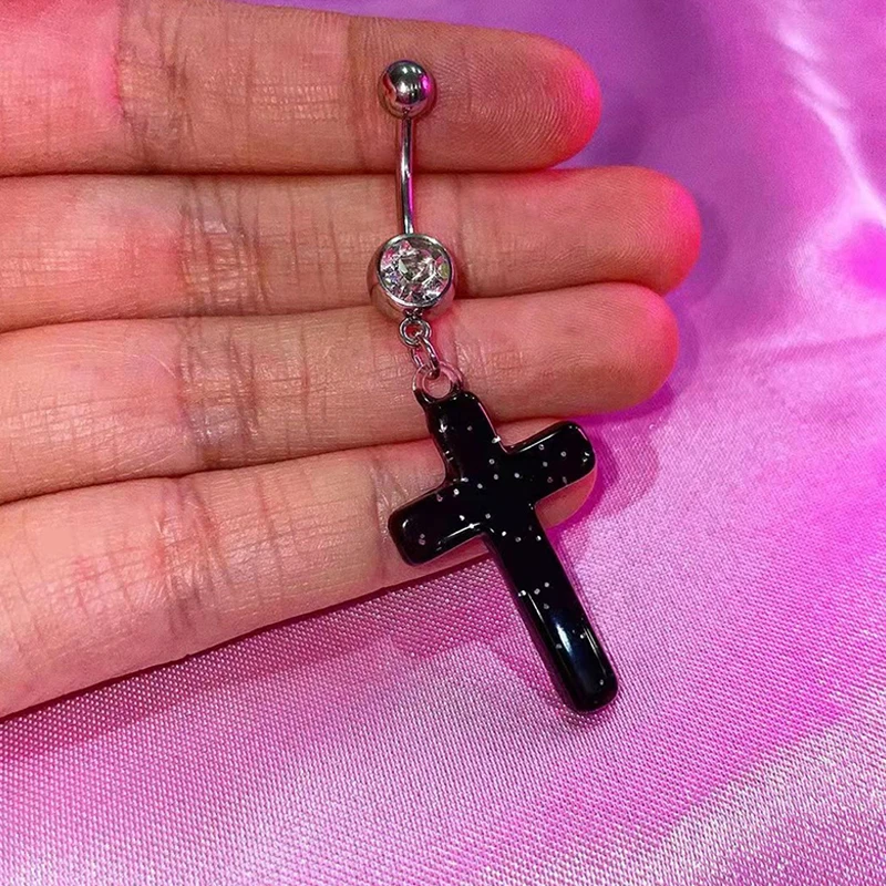Cross Belly Button Rings Tumblr