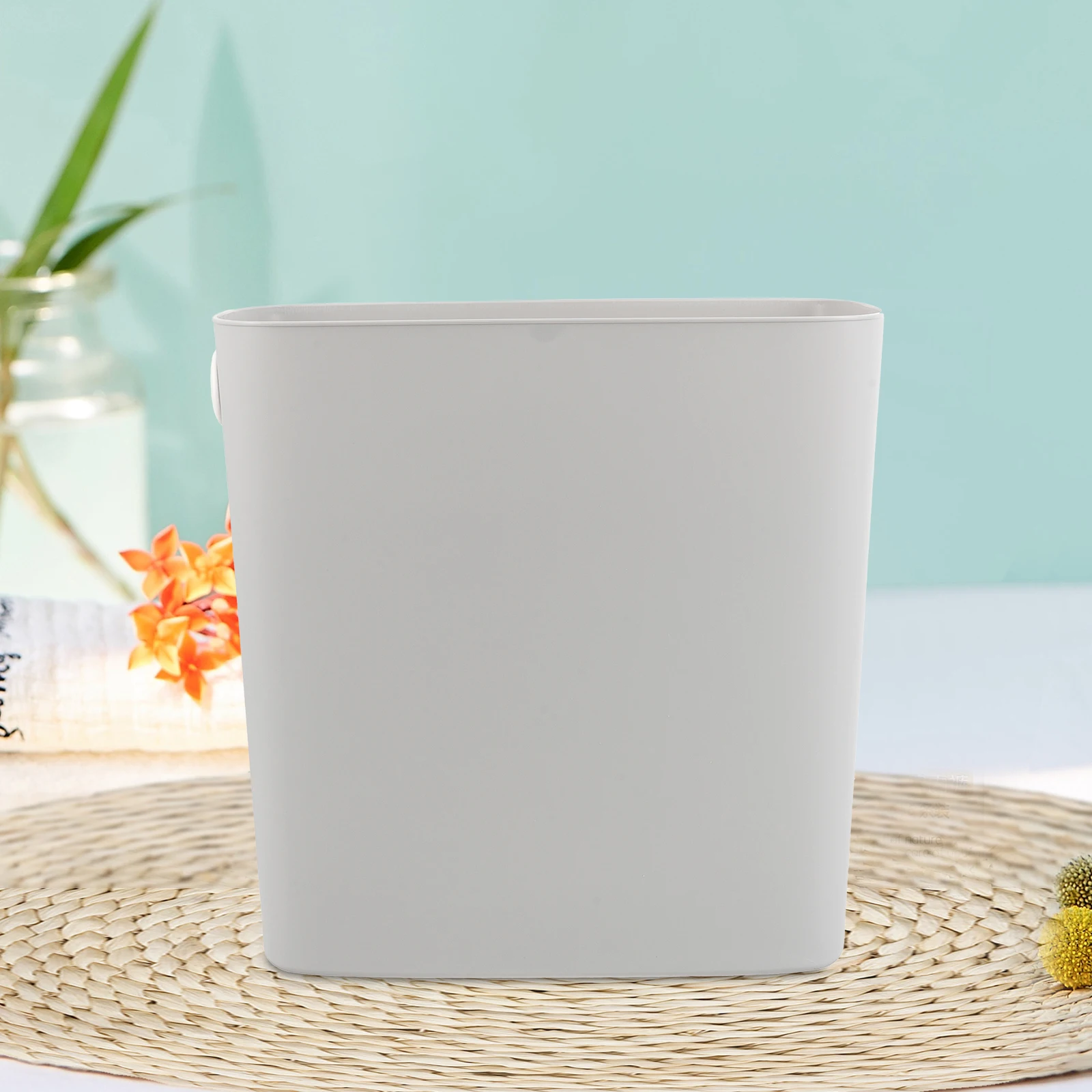 Slim Trash Can 30L Narrow Space Garbage Bin For Bathroom Bedroom ...