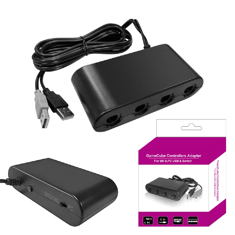 Gamecube 3 En 1 4 Ports Adaptateur Usb 4.0 Système De Commutation ...